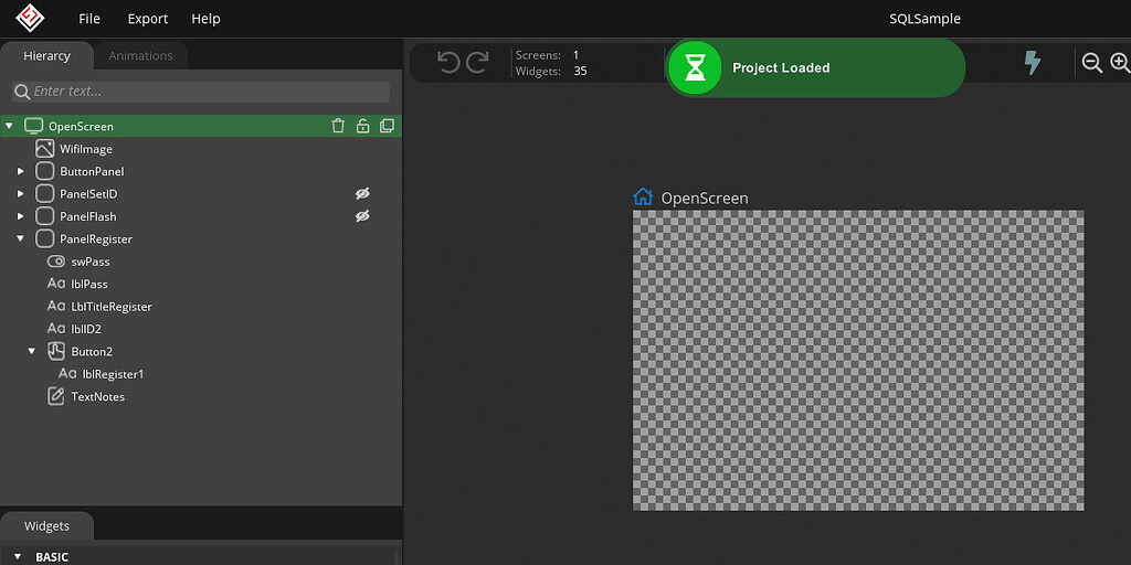 Project UI Does not Display after Save - Bugs - Forum - SquareLine Studio