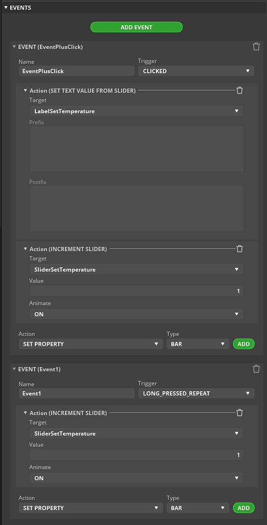 In button click event,when SET TEXT VALUE FROM SLIDER,-generate wrong ... In button click event,when SET TEXT VALUE FROM SLIDER,-generate wrong ...