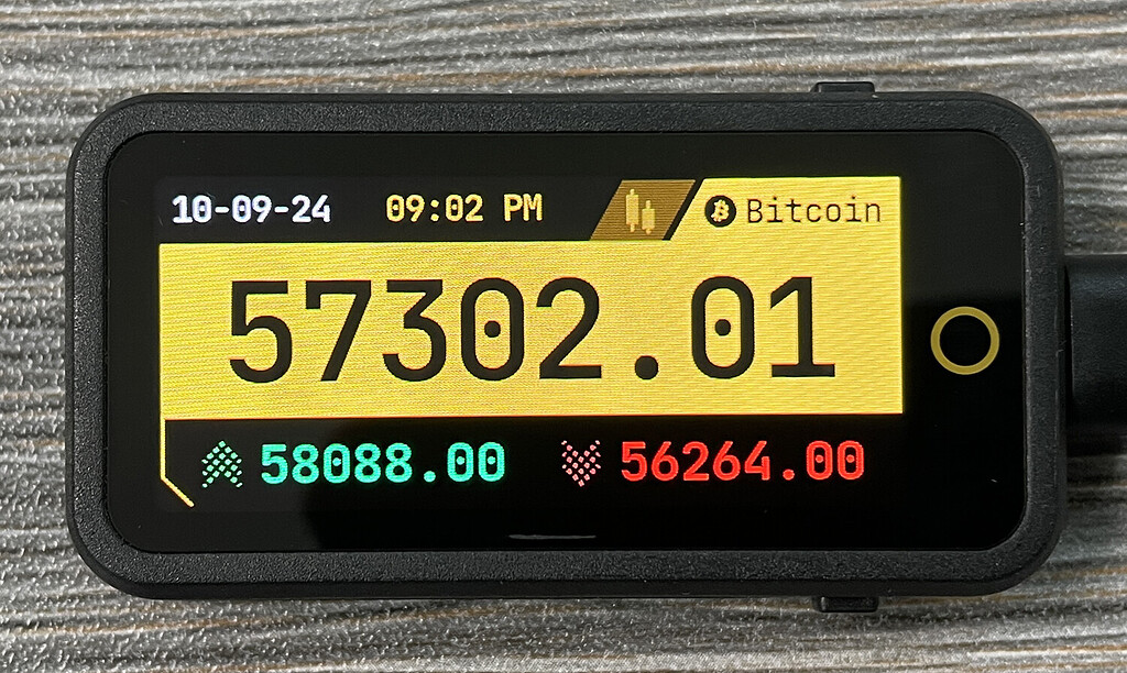 Bitcoin ticker with Candle Stick Chart on ESP32, LilyGO T-Display S3 AMOLED - My projects ...