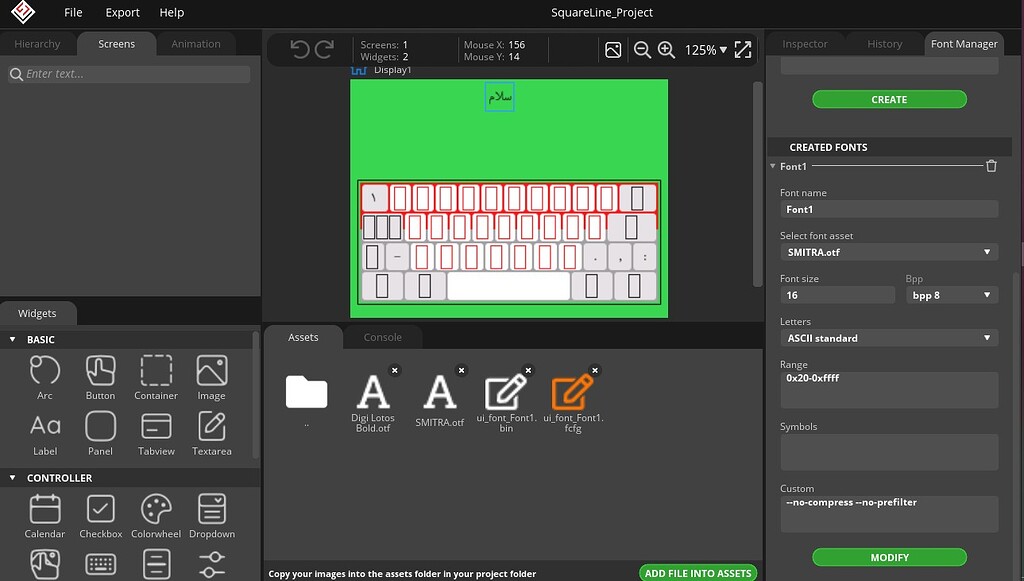 Persian font solved - Forum - SquareLine Studio Persian font solved - Forum - SquareLine Studio