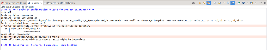 Release Build - How to? - How to - Forum - SquareLine Studio