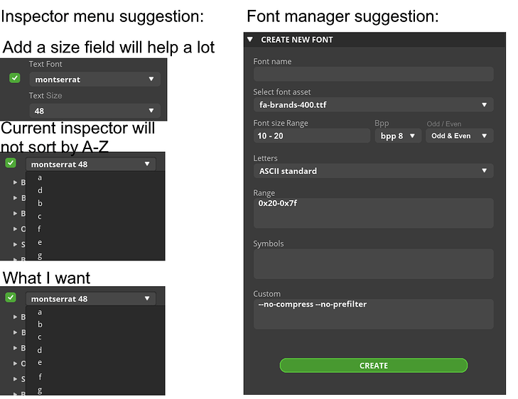 Add Icon Library Support e g Font Awesome Change Font Size