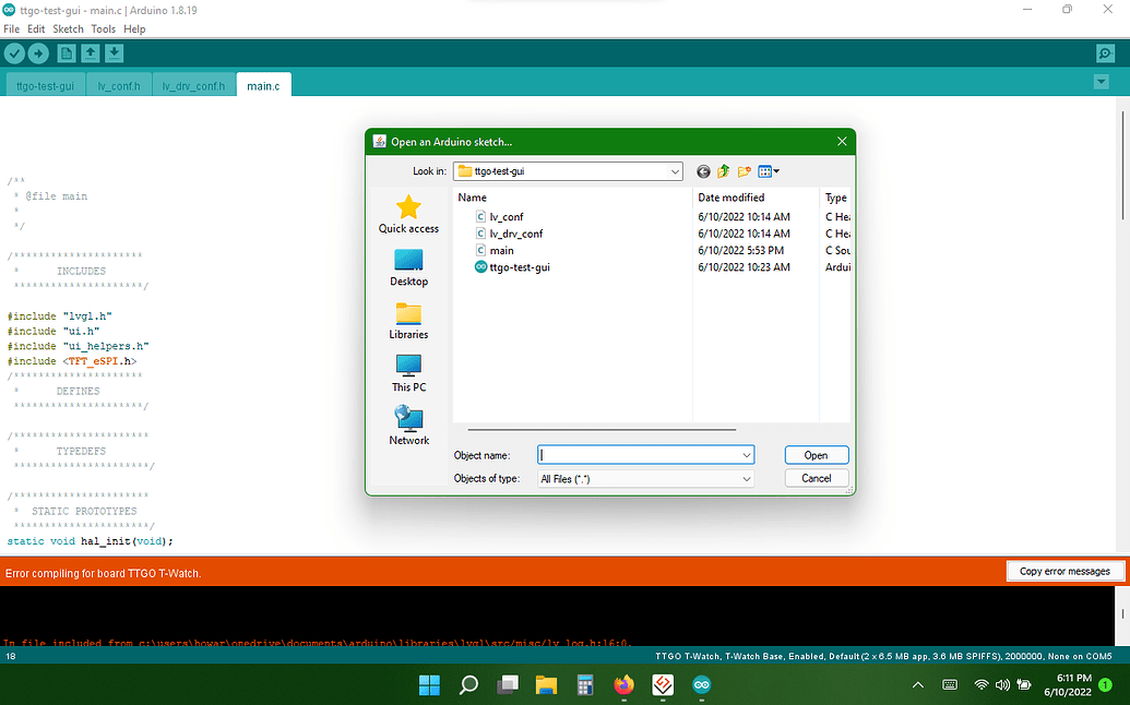 Exporting files into arduino - How to - Forum - SquareLine Studio