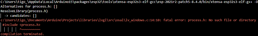 Arduino IDE compile error - How to - Forum - SquareLine Studio